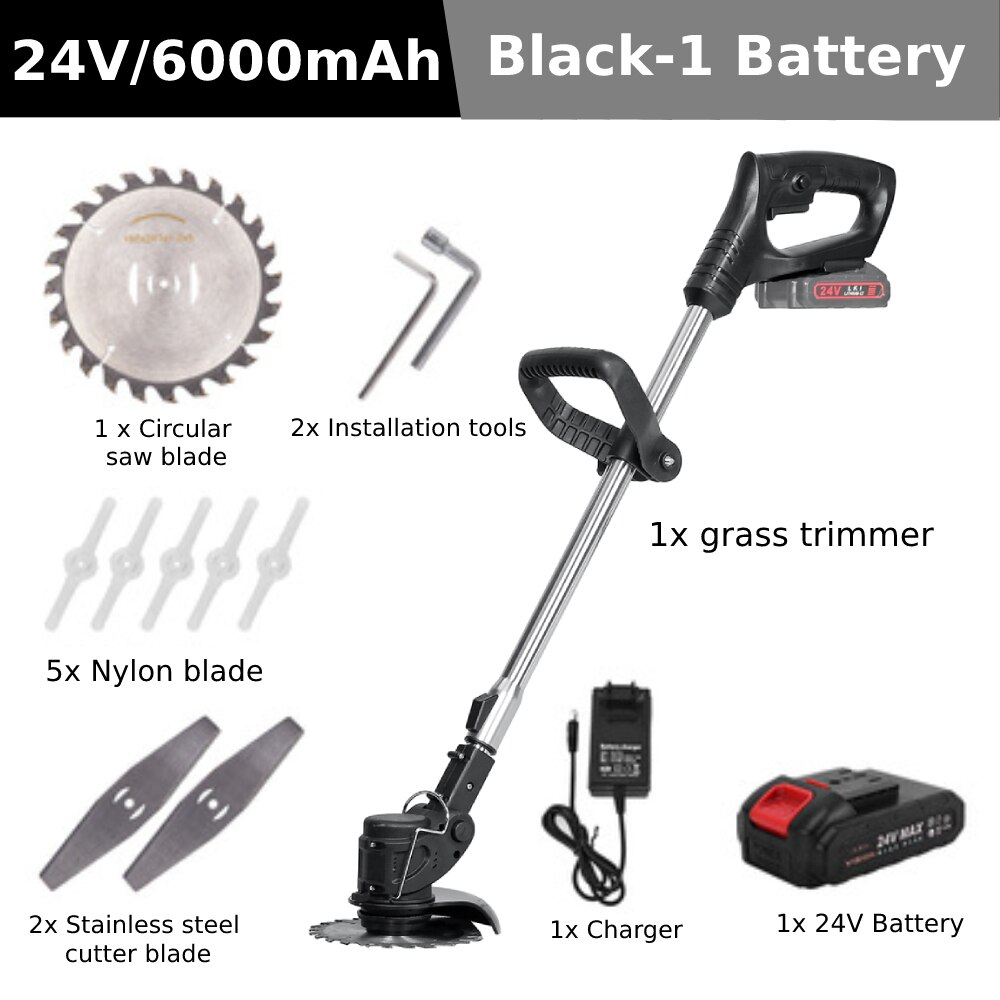 1800W Brushless Adjustable Electric Grass Trimmer ... – Vicedeal