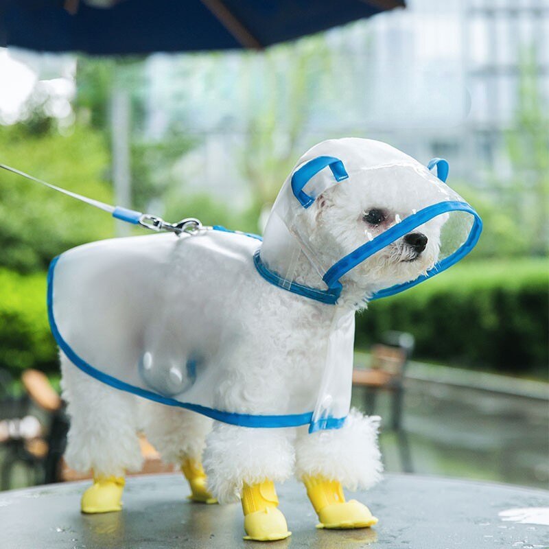 Huisdier Waterdichte Jas Hond Twee-Legged Regenjas... – Vicedeal