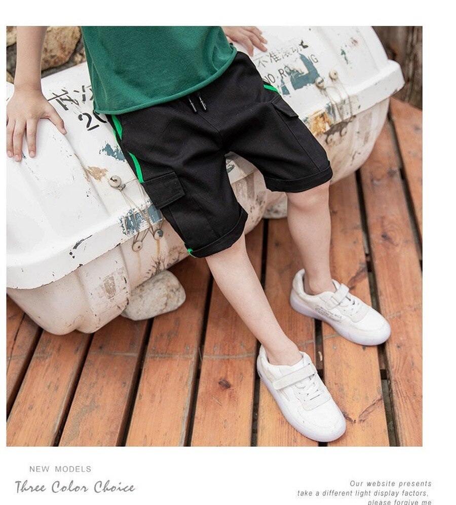 Kid Boys Summer Shorts 4Y-14Y Boy Casual Striped P... – Vicedeal