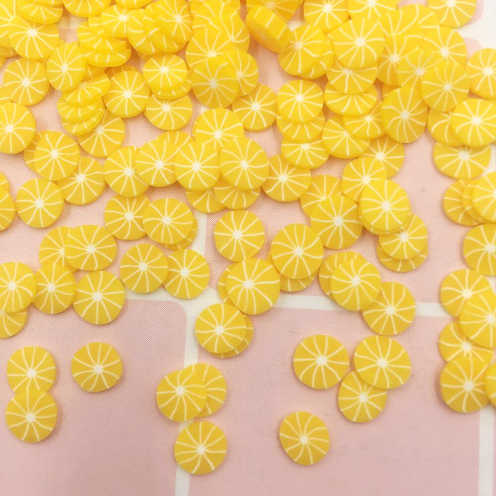 100g Polymer Clay Orange Slices Sprinkles for DIY ... – Grandado