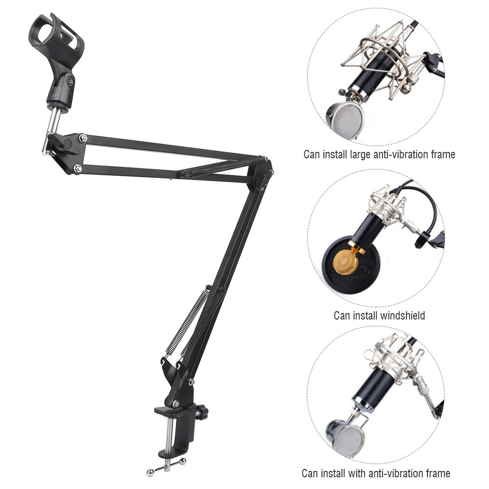 Aluminium Alloy Black Strengthen Condenser Microph... – Vicedeal