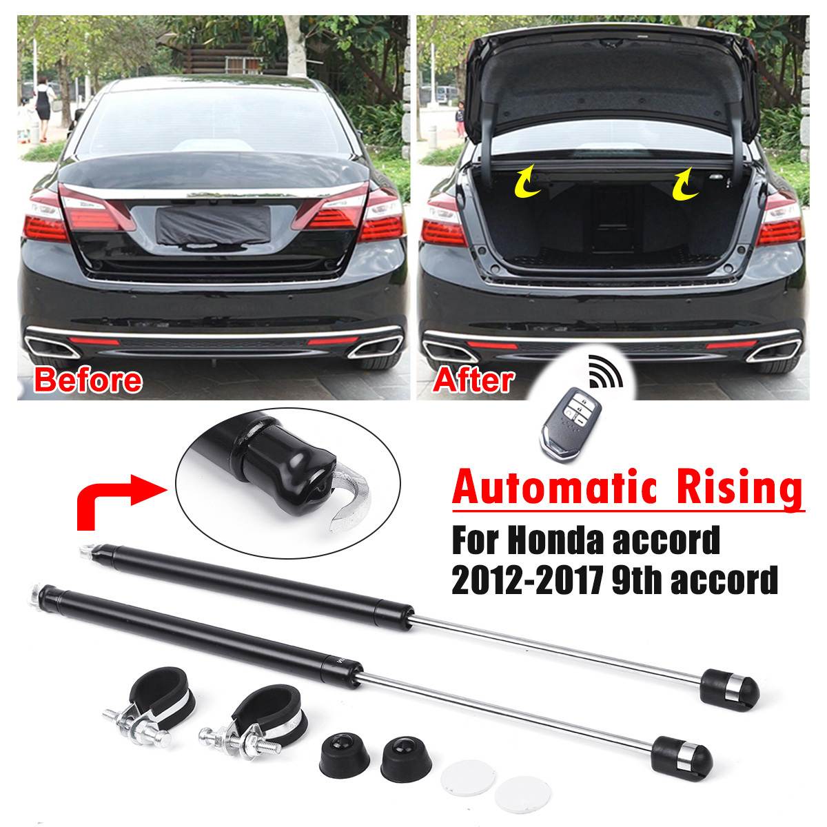 1Pair 100N Automatic Rising Car trunk Hydraulic Ro... – Grandado
