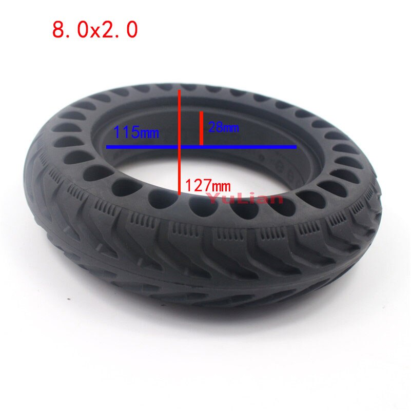 8.0x2.0 Solid Tyre 8*2 Thickened Honeycomb Solid W... – Vicedeal