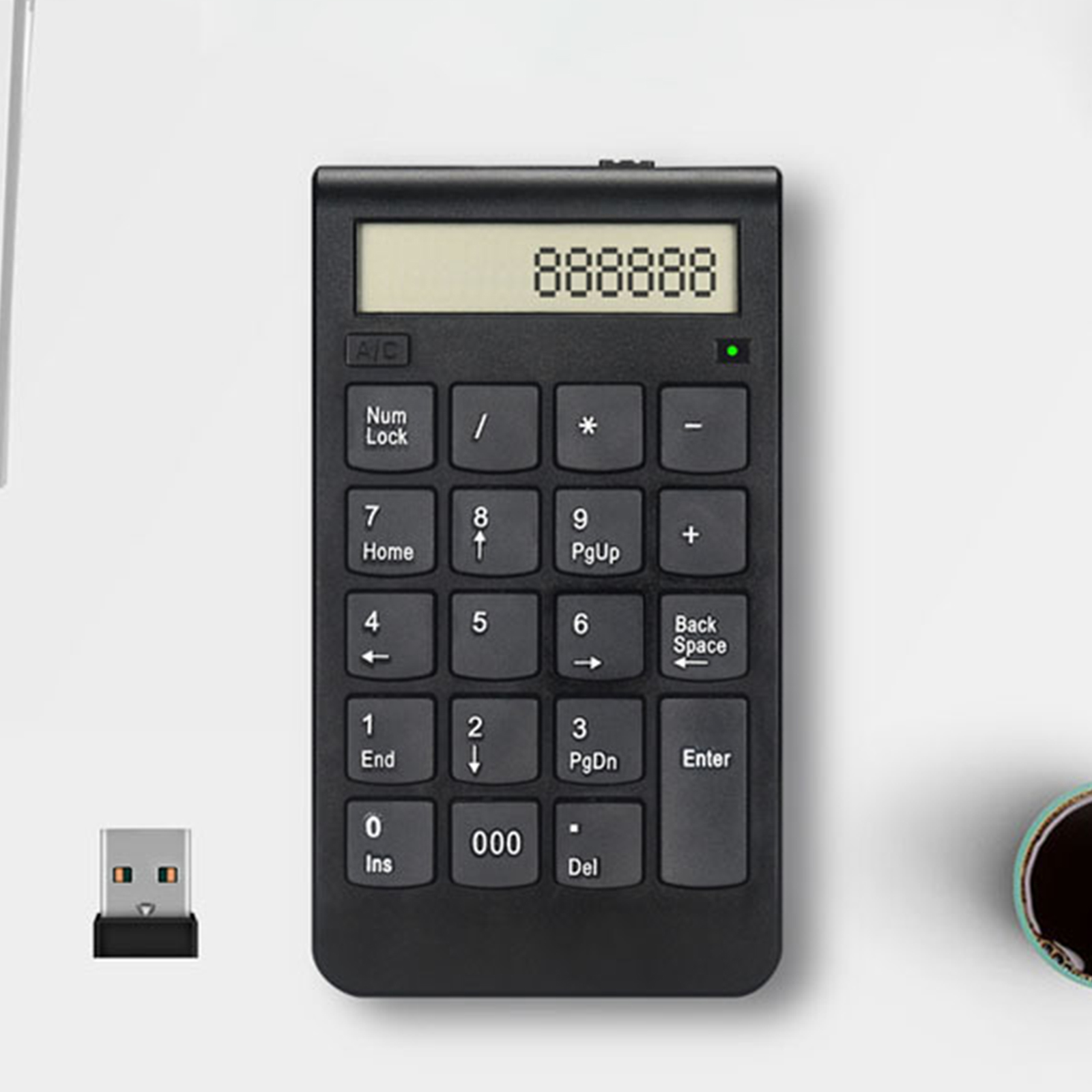 Oplaadbare Draadloze Numeriek Toetsenbord Usb Ontv... – Vicedeal