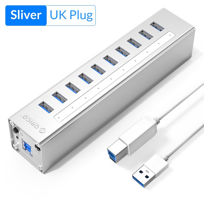 ORICO Super Speed Aluminum 10 Ports USB 3.0 HUB 5G... – Vicedeal