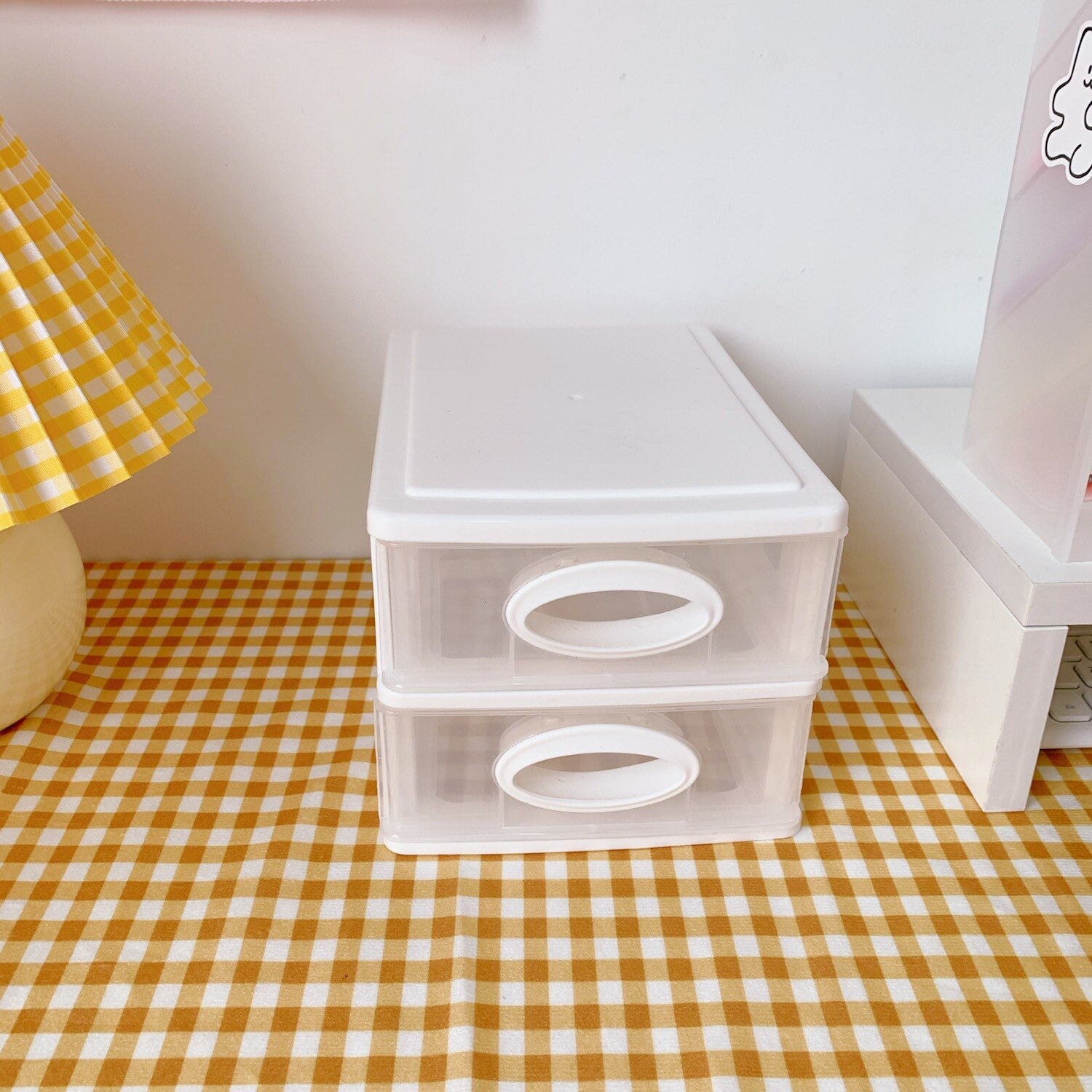 Desktop Storage Box 2&4 Layer Drawer Type Storage ... – Vicedeal