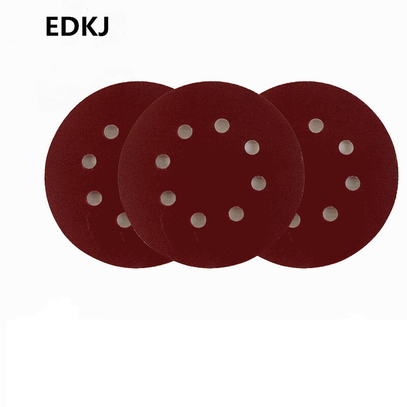 10pcs 5 Inch 125mm Round Sandpaper Eight Hole Disk... – Grandado