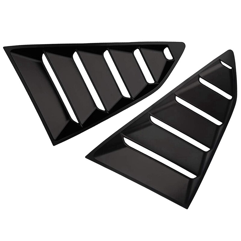 Rear Side Window Louvers Air Vent Scoop Shades Cov... – Grandado