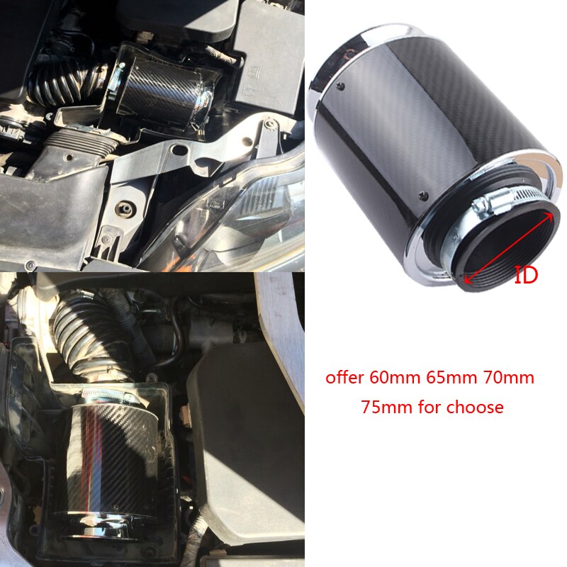 Auto high Flow universal air Filter 60/65/70/75mm ... – Vicedeal