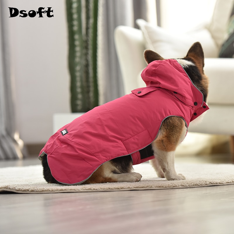 Autumn Winter Pet Clothes For Dog Waterproof Hoode... – Grandado