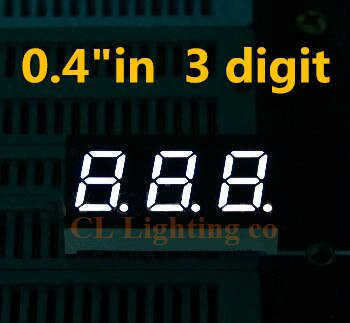 20Pcs 0.4 "0.4in. Witte Led Display 7 Segment... – Vicedeal