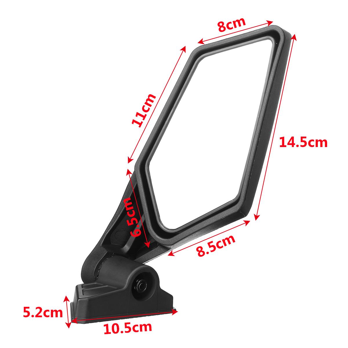 A Pair Left & Right UTV Side View Mirrors Rearview... – Grandado