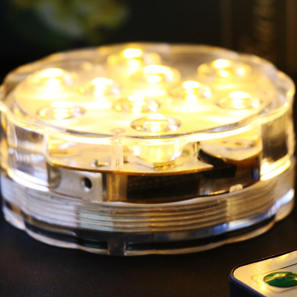 RGB LED Lights with Remote Waterproof Underwater L... – Grandado