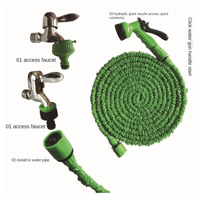 50FT Garden Hose Magic Water Hose Watering Hose Re... – Grandado