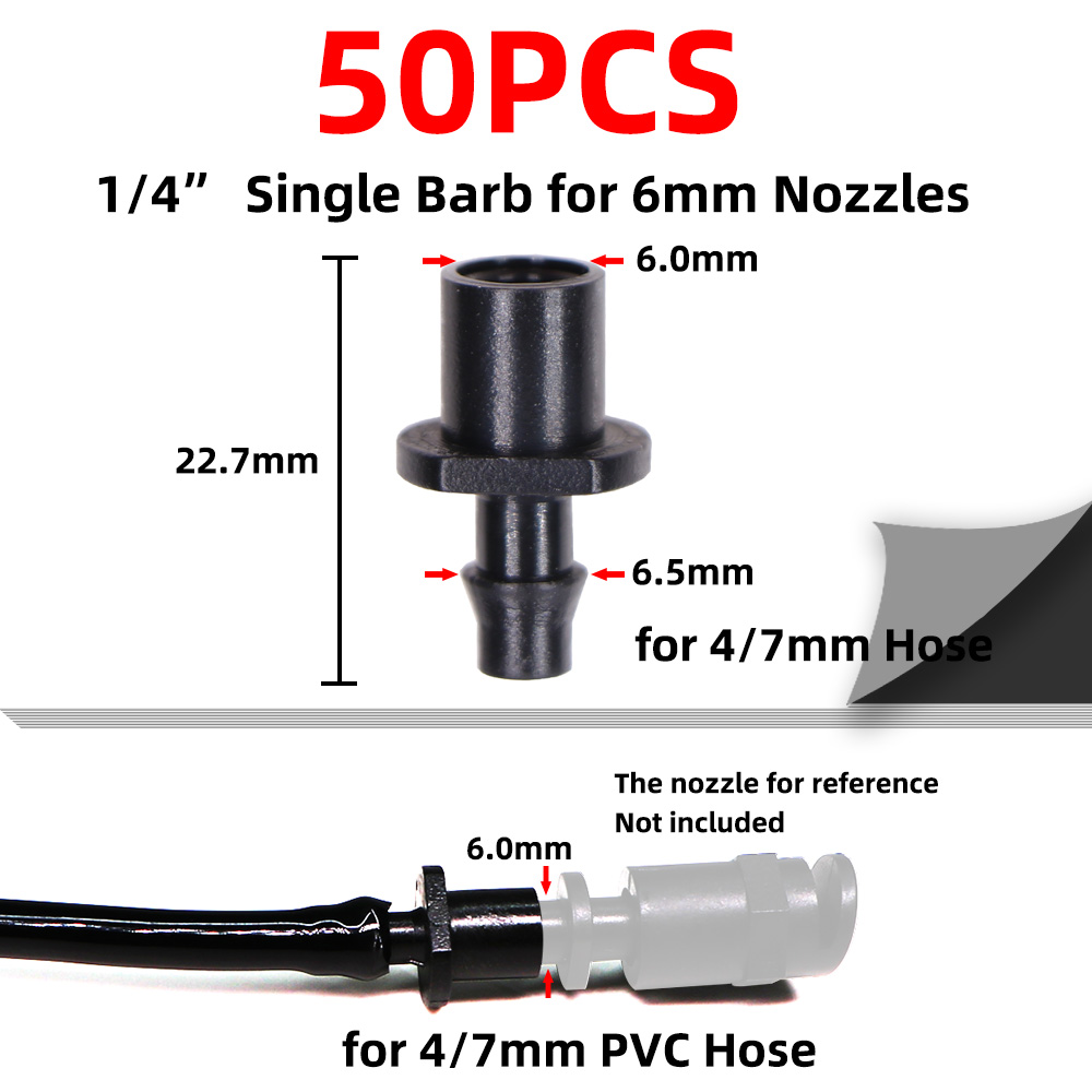50PCS 1/4 ''& 1/8'' Tubing Slang Accessoires Gezam... – Vicedeal