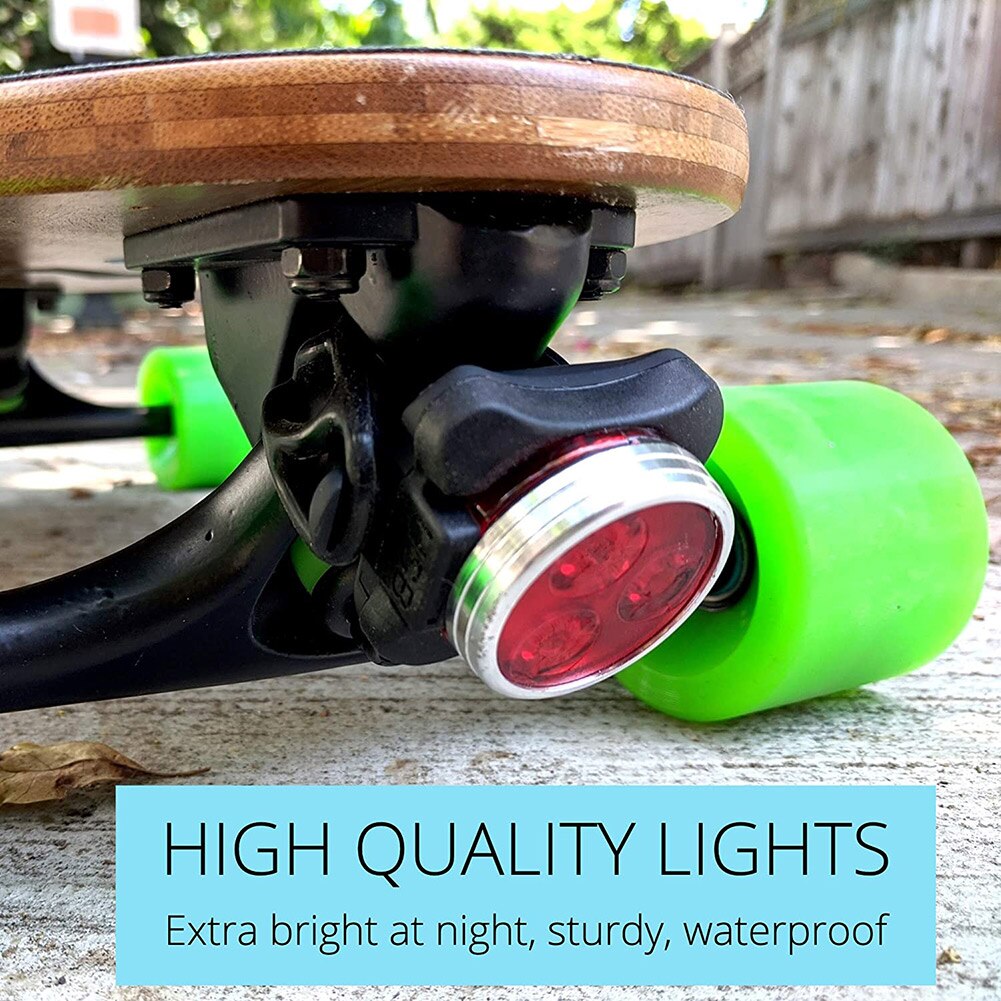 Led Skateboard Lights Led Longboard Lights Front a... – Grandado