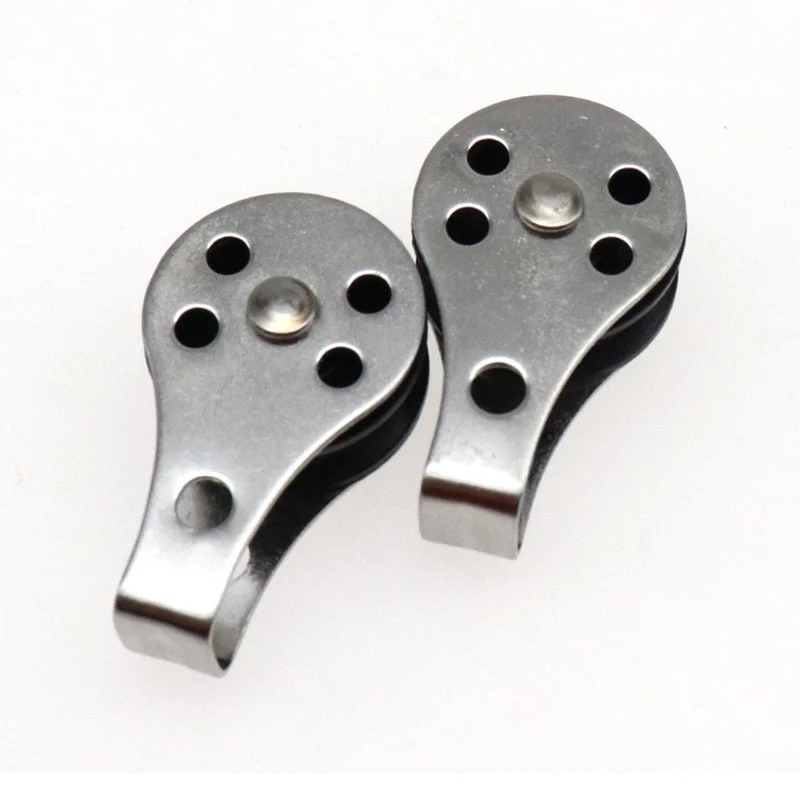 316 Stainless Steel Single Pulley Blocks Removable... – Grandado