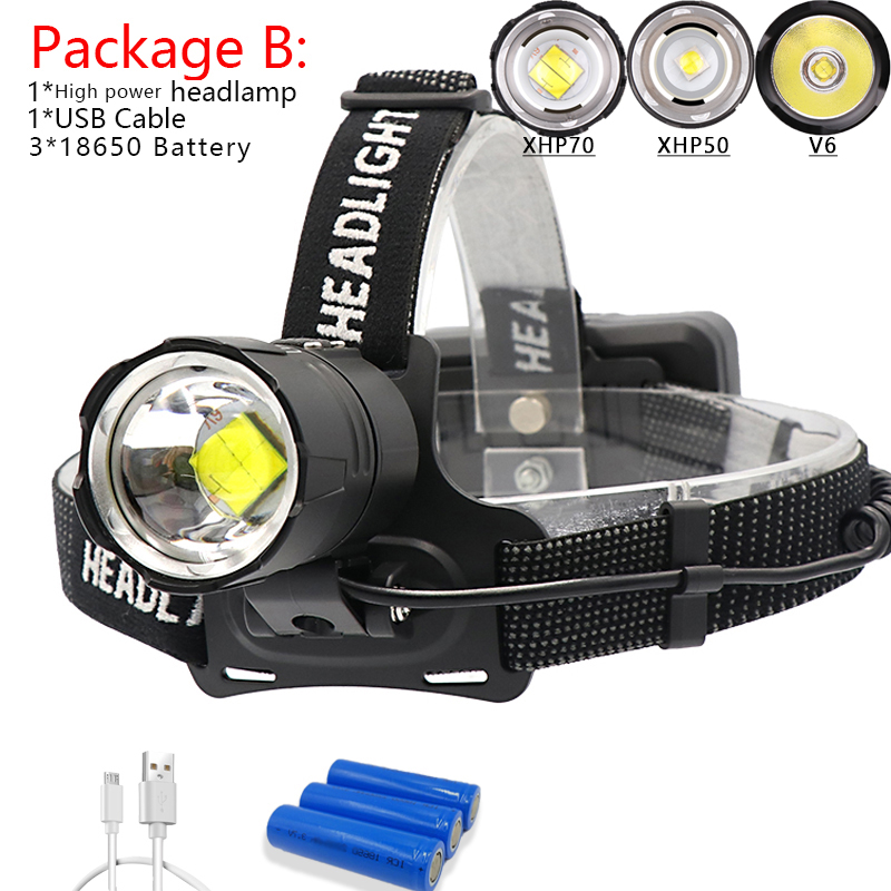 90000LM Krachtige XHP70.2/XHP50 Led koplamp 3 Modu... – Vicedeal