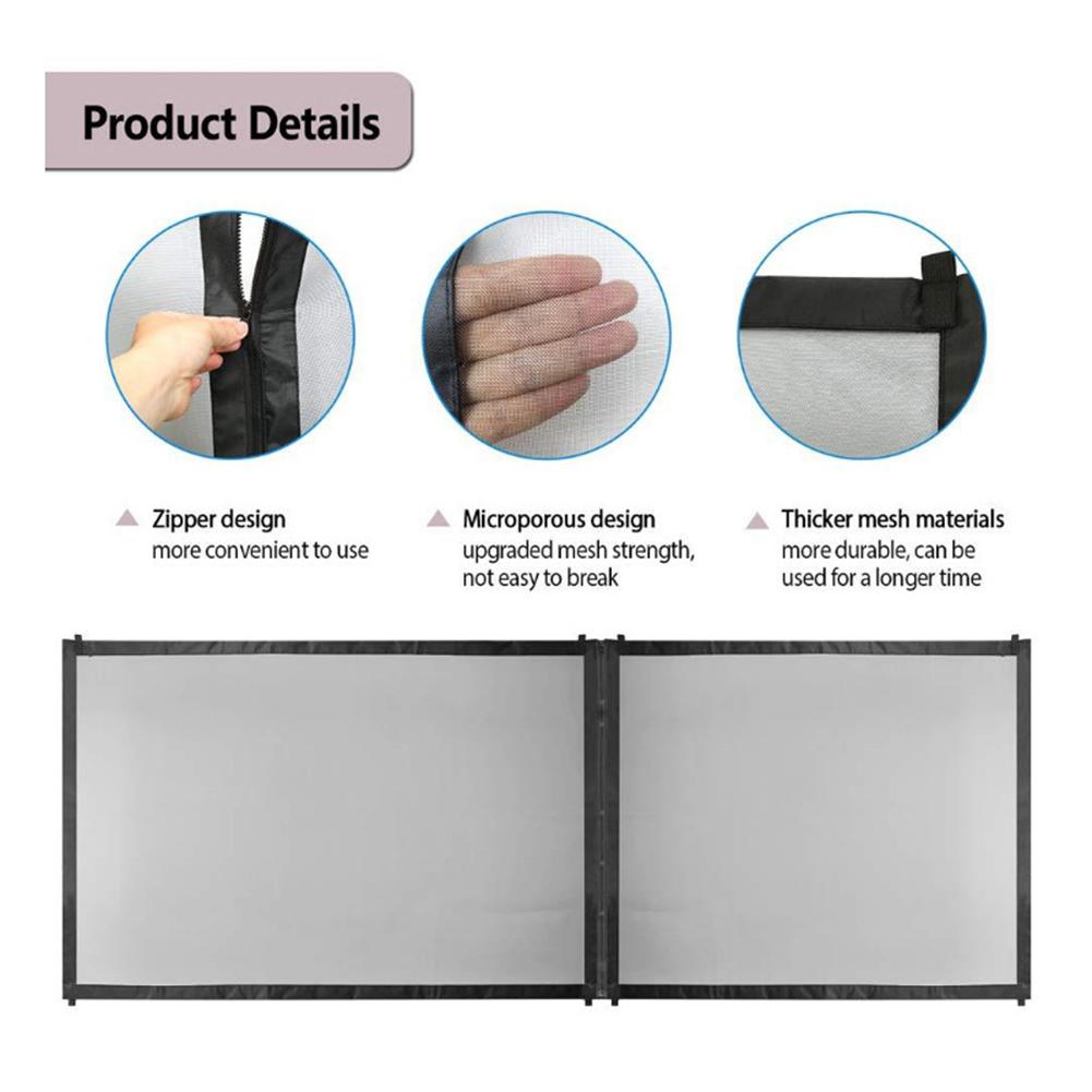 3 In 1 Folding Dog Guard Fence Pet Barrier Fences ... – Grandado