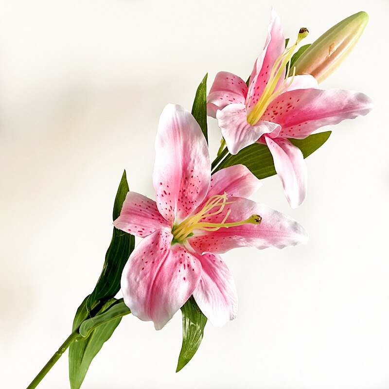 1pcs true touch Lily artificial flower lily bouque... – Grandado