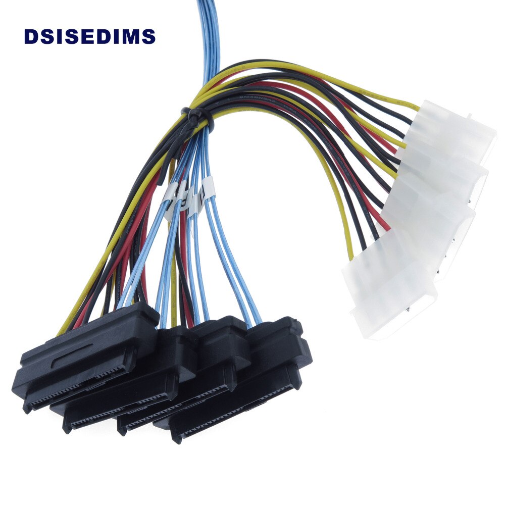 Interne Mini SAS 4i SFF-8087 36 Pin naar SAS 4x SF... – Grandado