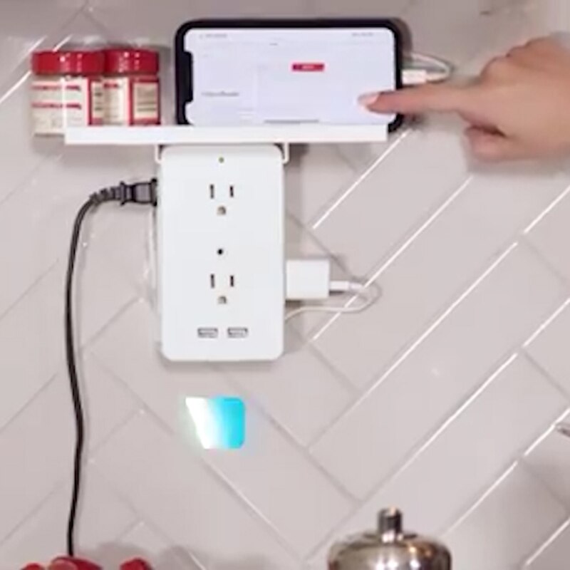 Us Plug Socket Plank 4 Stopcontact Stopcontact Met... – Vicedeal