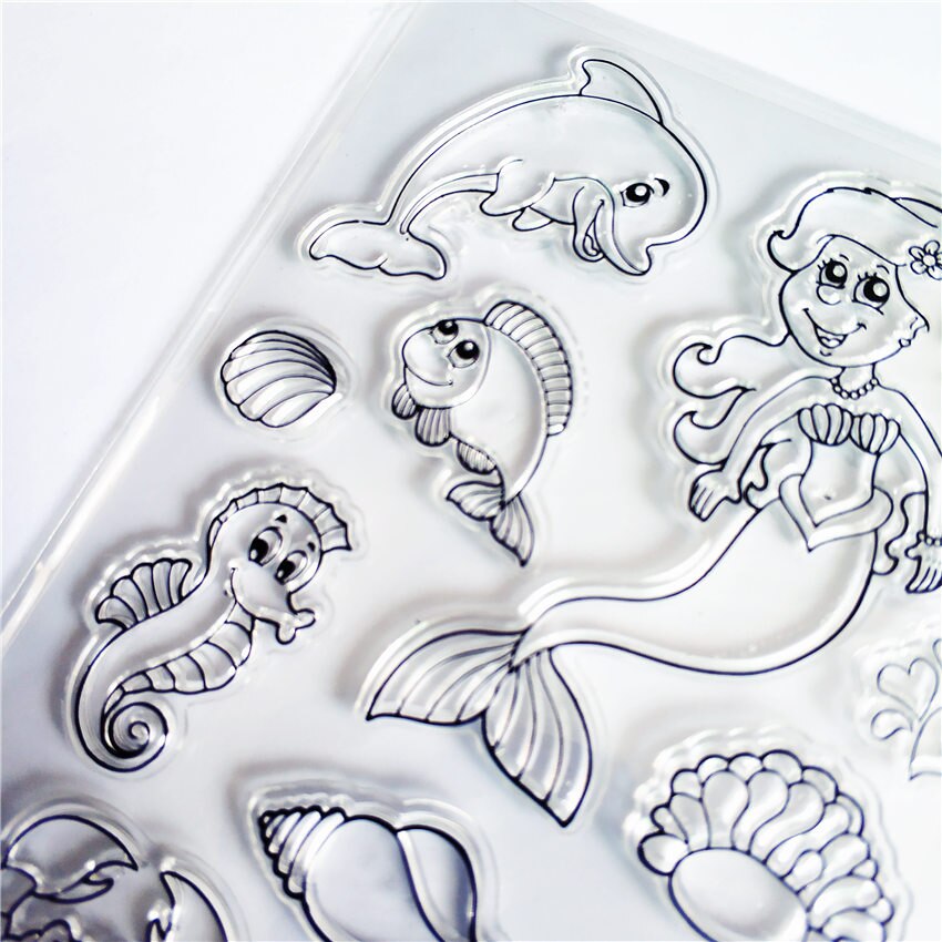 Sea wereld Transparant Clear Stamps/Siliconen Afdi... – Vicedeal