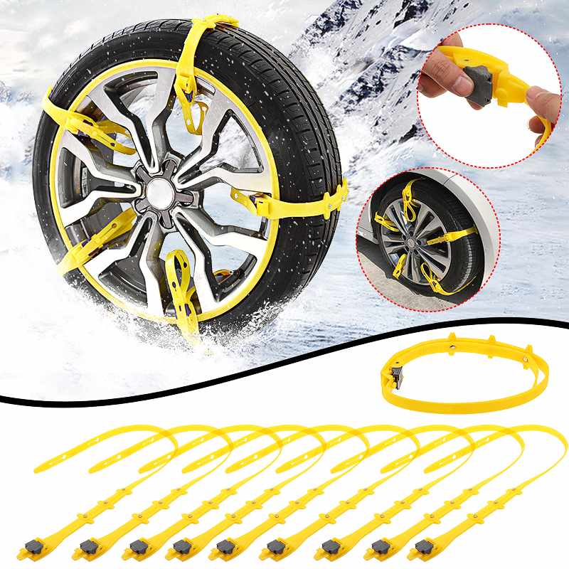 10pcs 175-285cm Universial Car Snow Chains Wheel T... – Vicedeal