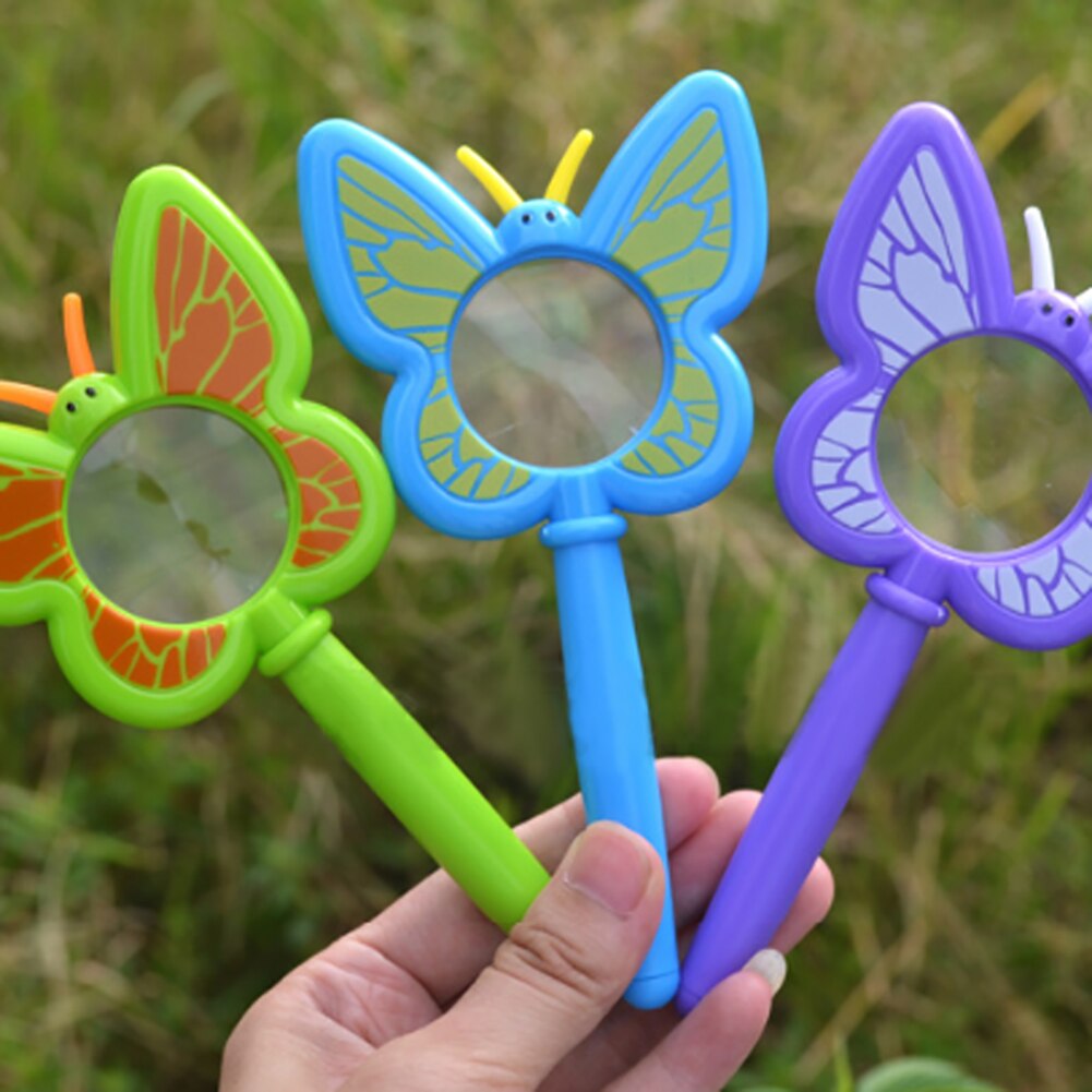 Cartoon Handheld Kid Insect Magnifier Glass with B... – Grandado