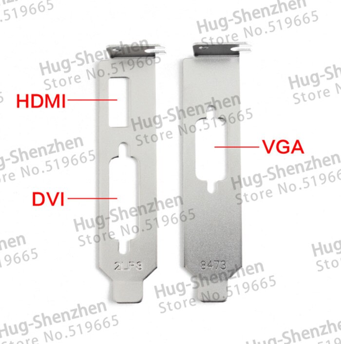 Graphics Grafikkarte Low Profile Blende HDMI + DVI... – Vicedeal