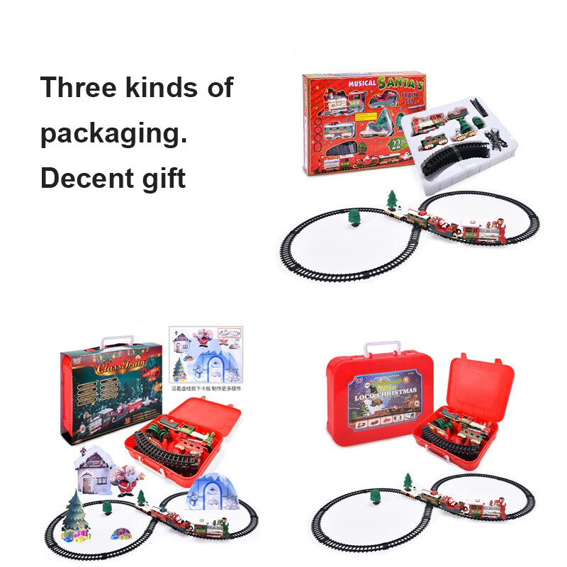 Christmas Electric Train Mini Santa Claus Rail Car... – Vicedeal