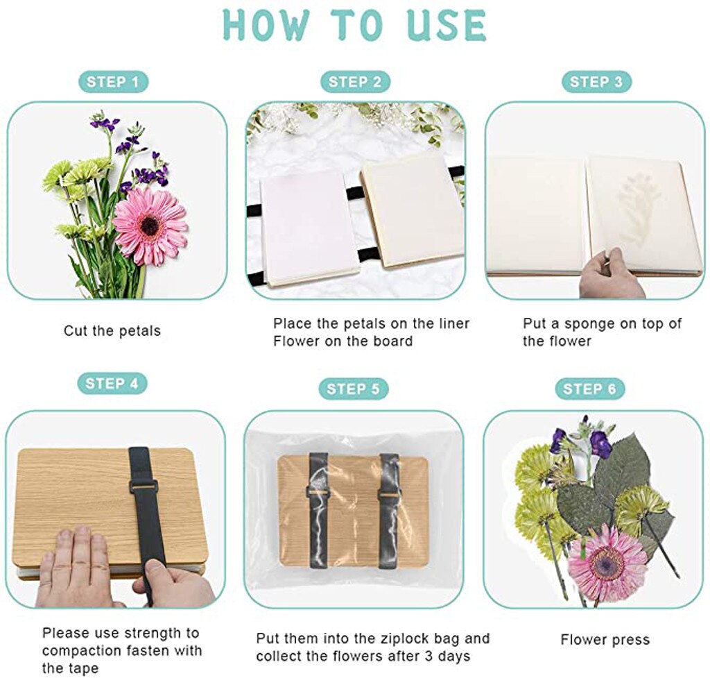 1set Plant Specimen Tool Kit DIY Dry Flower Press ... – Grandado