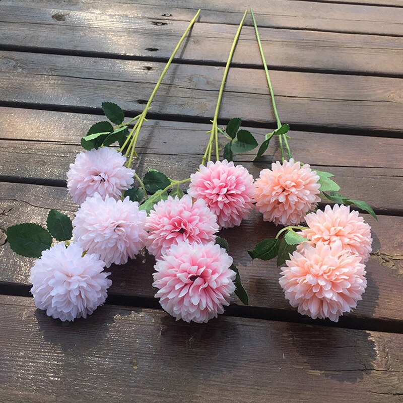 5Pcs Dandelion Flower Ball Artificial Silk Flower ... – Vicedeal