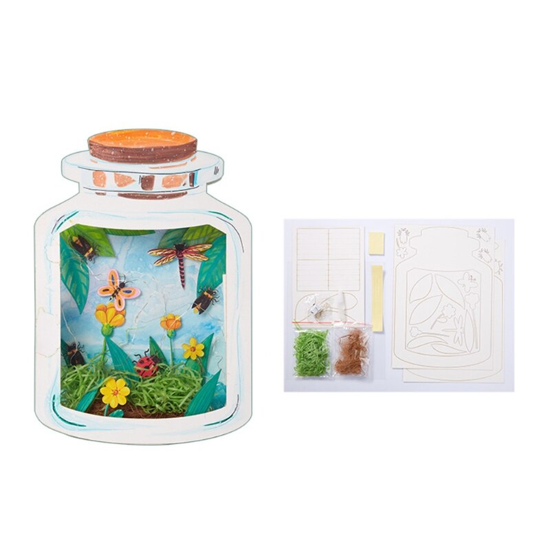 77HD 1Set World In Bottle DIY Craft Material Art C... – Grandado
