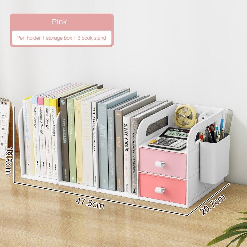 Bookshelf Folder Storage Box On The Desk Simple Fi Grandado