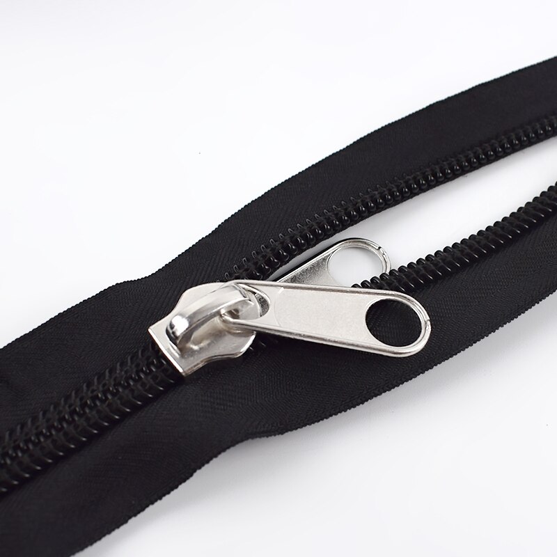 10Meters 3#5#8#10# Black Nylon Coil Zippers In Rol... – Grandado