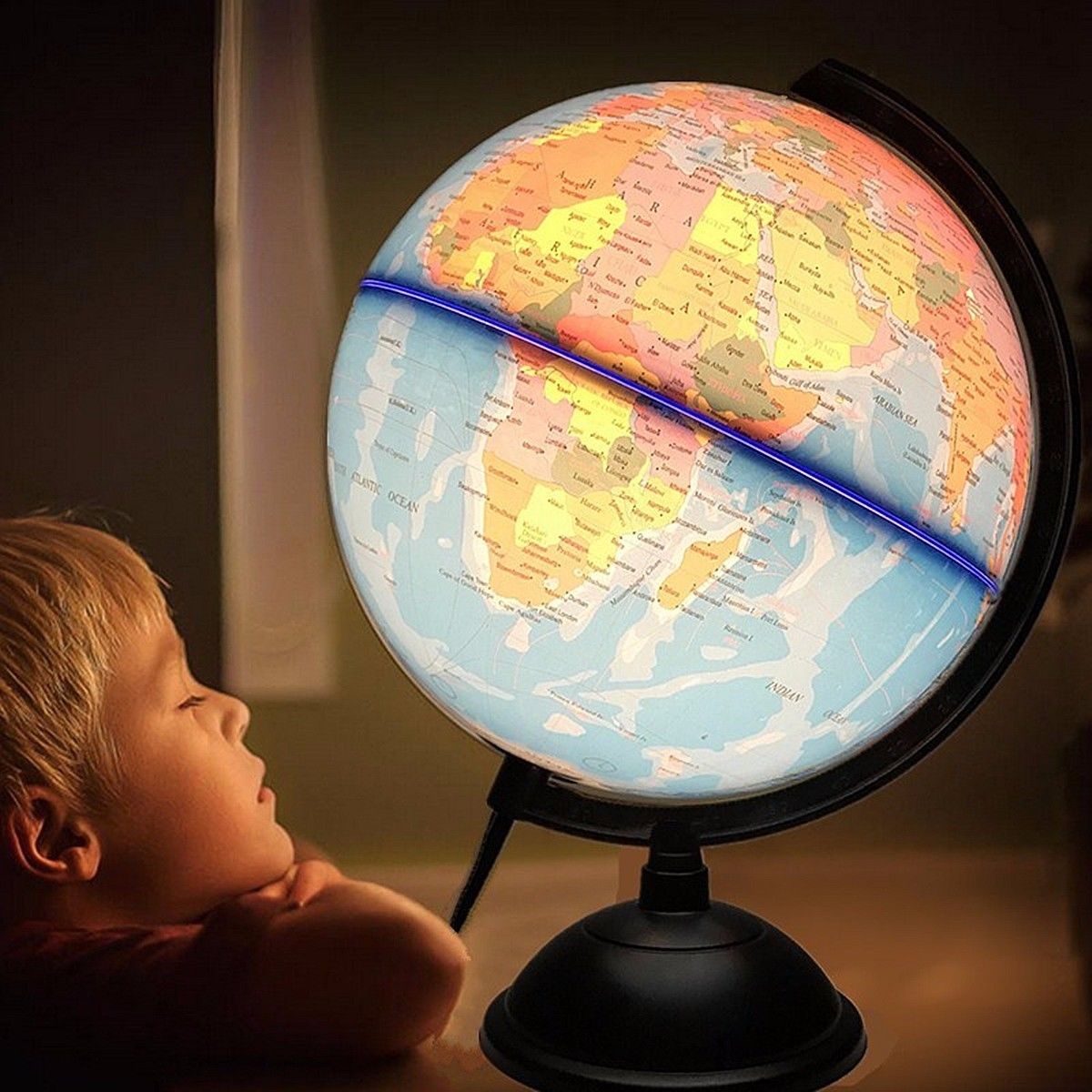 LED light World Earth Globe Map Geography Educatio... – Grandado