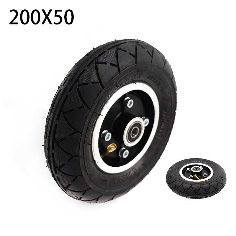 200x50 wheel tyre Electric Scooter Tyre With Wheel... – Grandado