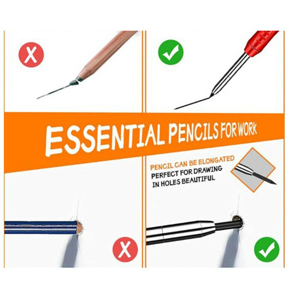 Carpenter Pencil Set Woodworking Mechanical Pencil... – Grandado