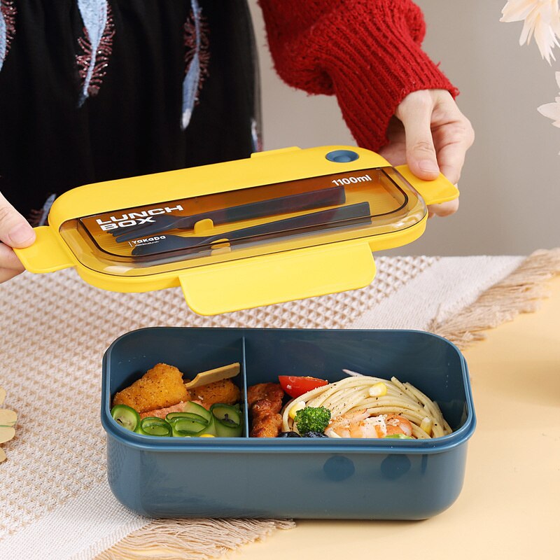 Draagbare Kids Bento Box Verzegelde Bento Lunchbox... – Vicedeal