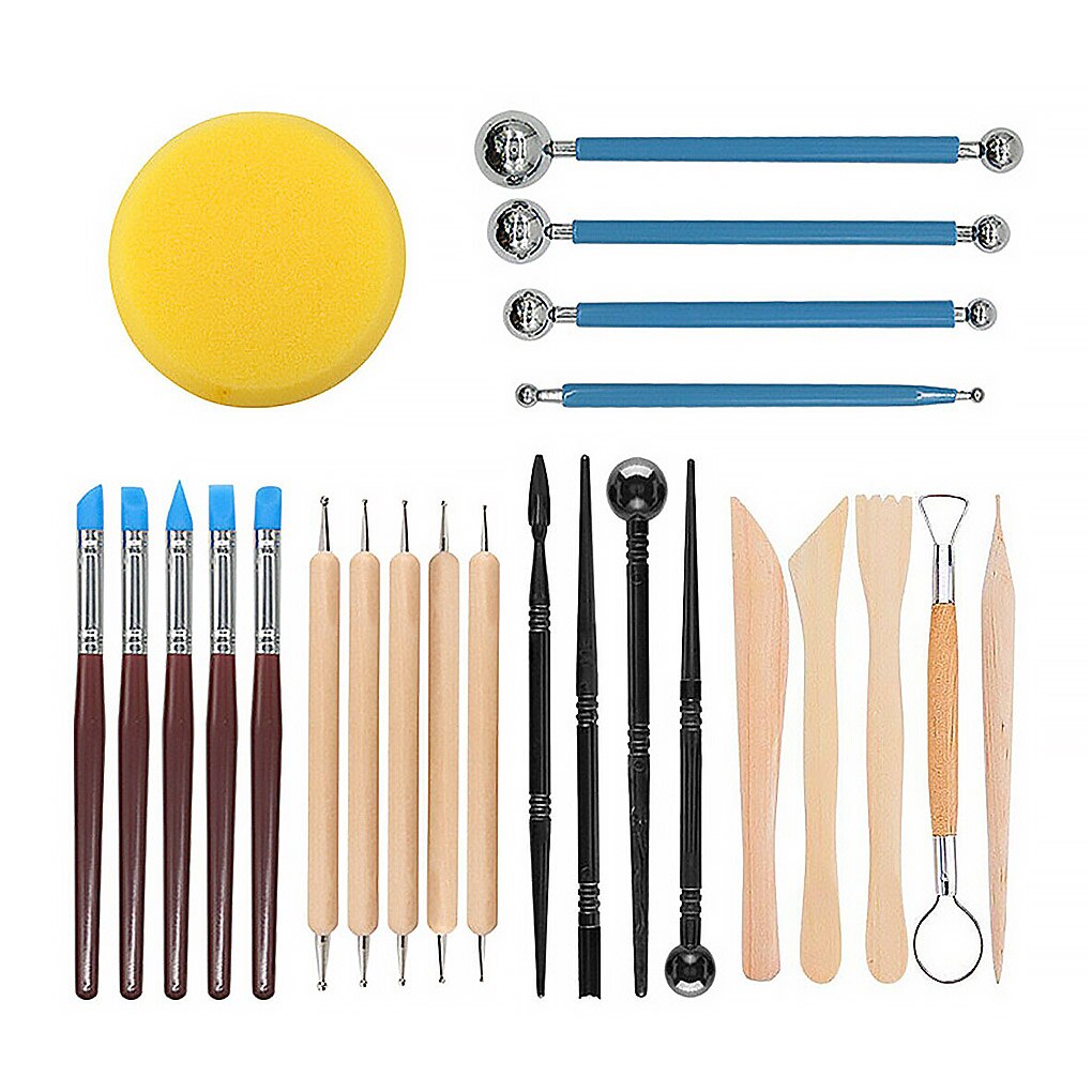 24 Stks/set Clay Sculpting Tool Sets Aardewerk Diy... – Vicedeal