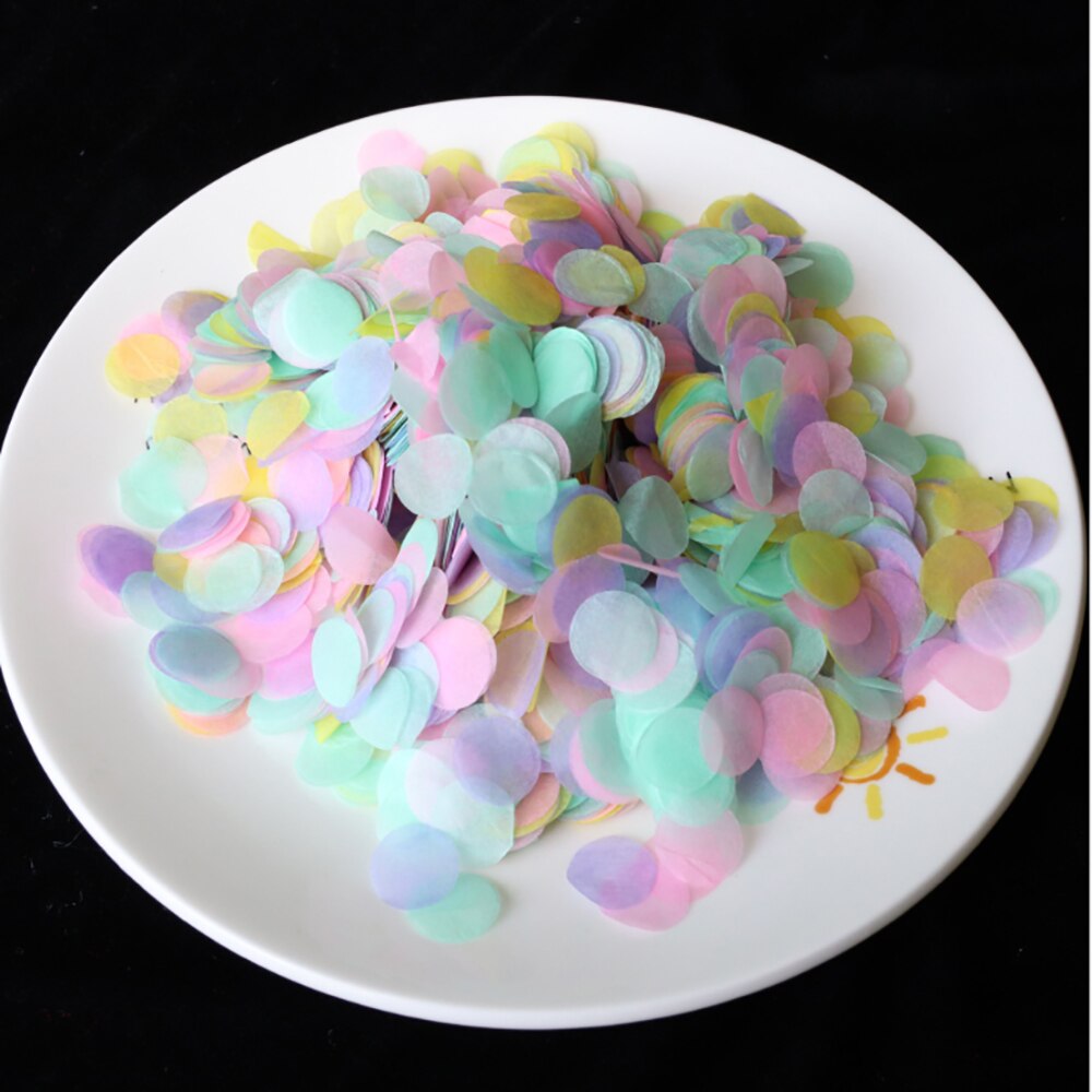 50/60g Round Confetti Pastel Wedding Confetti Mix ... – Grandado