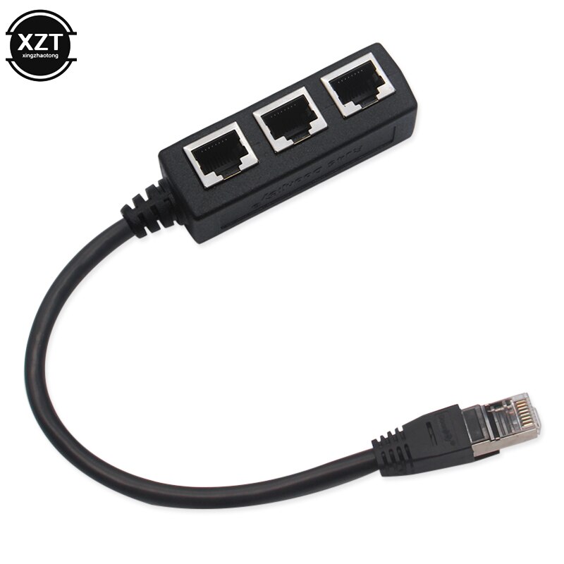 3 in 1 RJ45 Splitter LAN Ethernet Network RJ45 Con... – Grandado