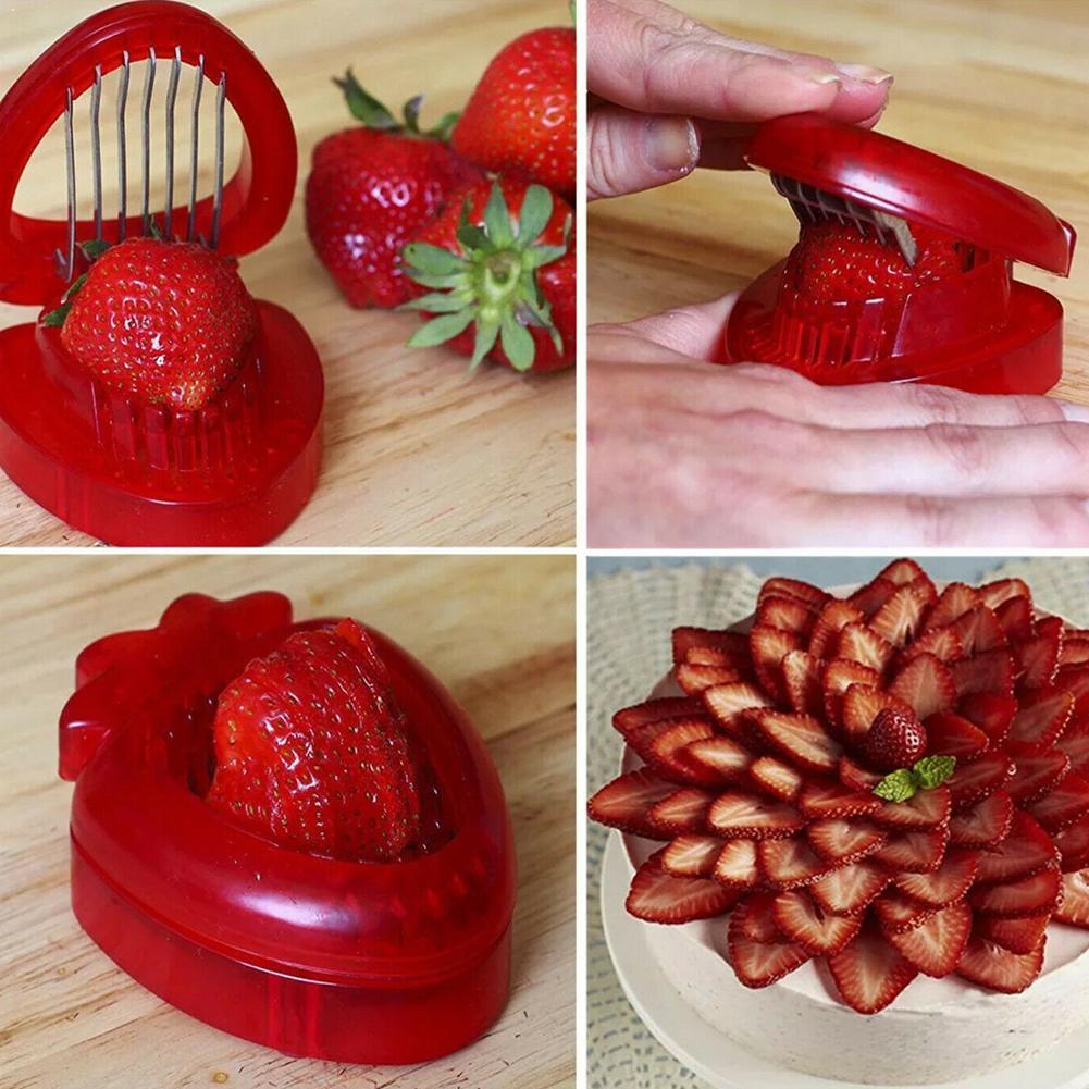 Strawberry Slicer Stainless Steel Blade Kitchen Fr... – Grandado