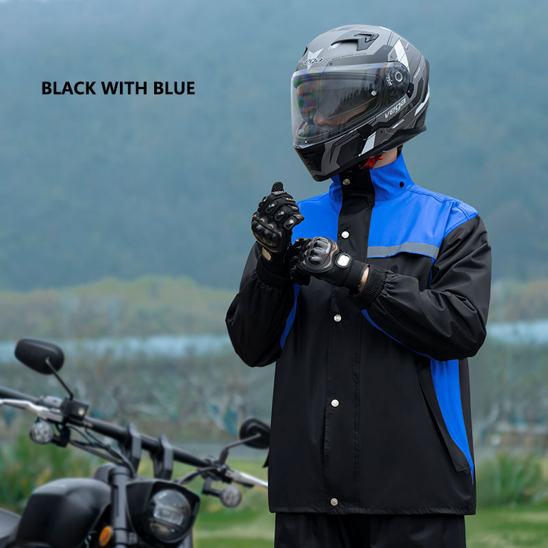 Motorcycle Raincoat Suit Rainstorm Prevention Jack... – Grandado