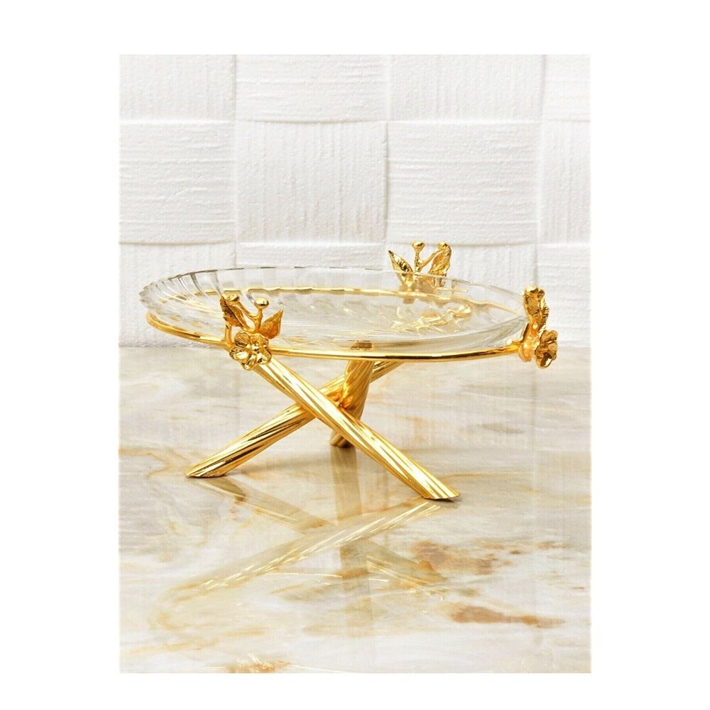 Decorative Luxury Service Serving Plate Dessert Ca... – Vicedeal