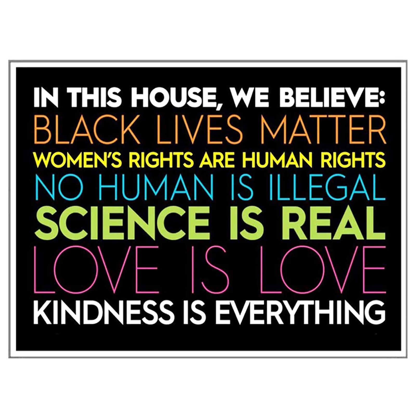 Small Garden Flag In This House We Believe Lawn Ho... – Grandado