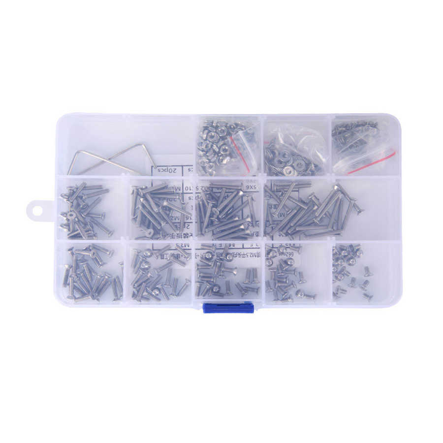 662PCS Socket Hex Grub Screw Inner Hex Nut Flat Wa... – Vicedeal