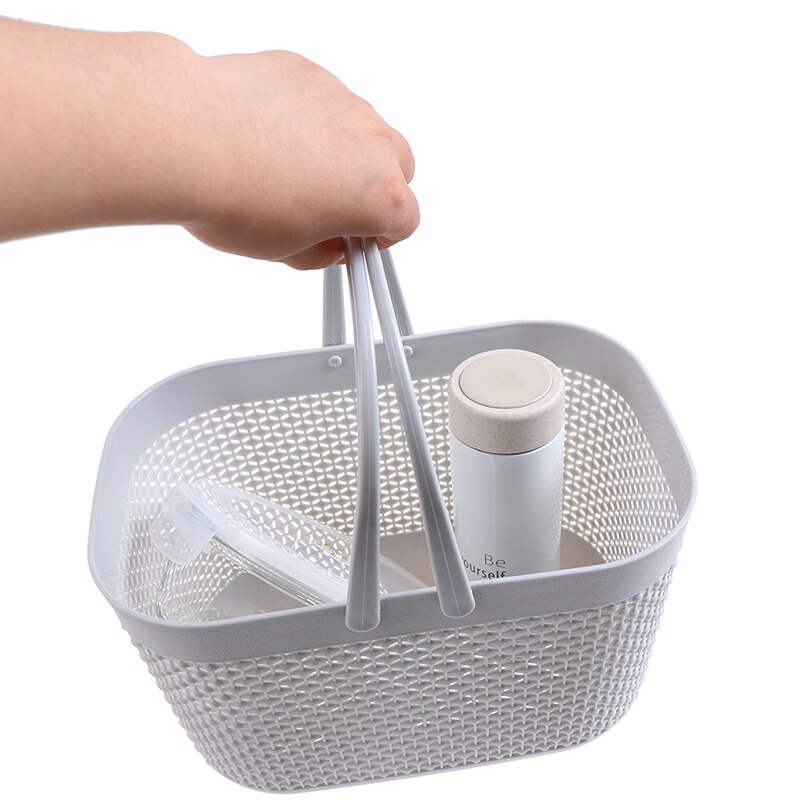 1PC Durable Rattan Plastic Hand Basket Bath Room L... – Grandado