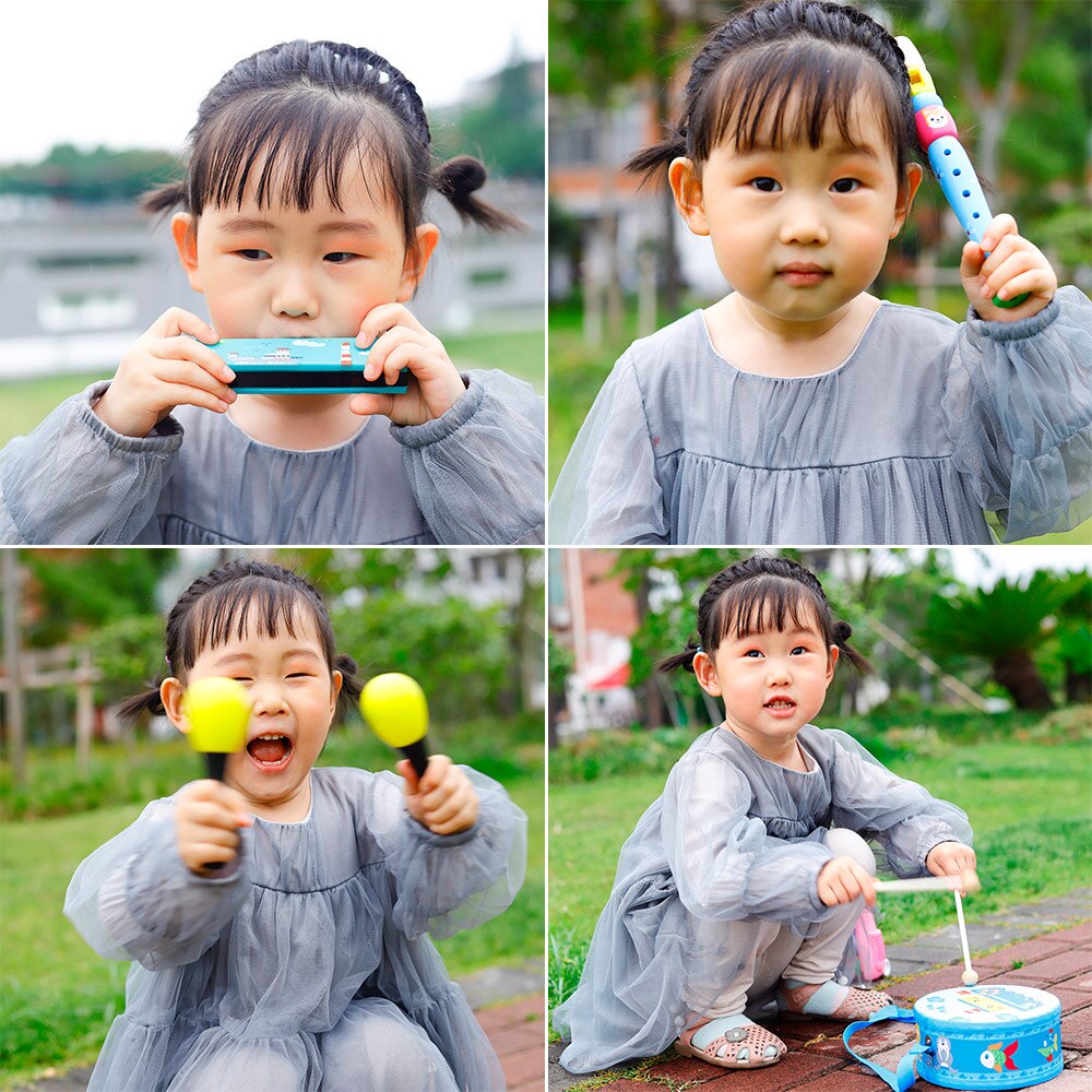 Musical Toys Set Percussion Instrument Band Rhythm... – Grandado